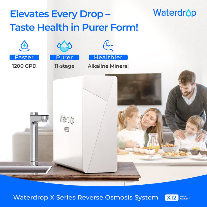 Waterdrop X-serie omgekeerde osmosesysteem, x12-F2