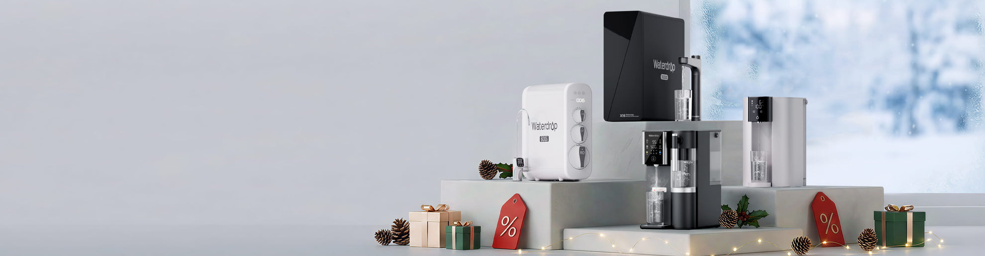 Вземете максимална отстъпка от €300 за воден филтър Waterdrop