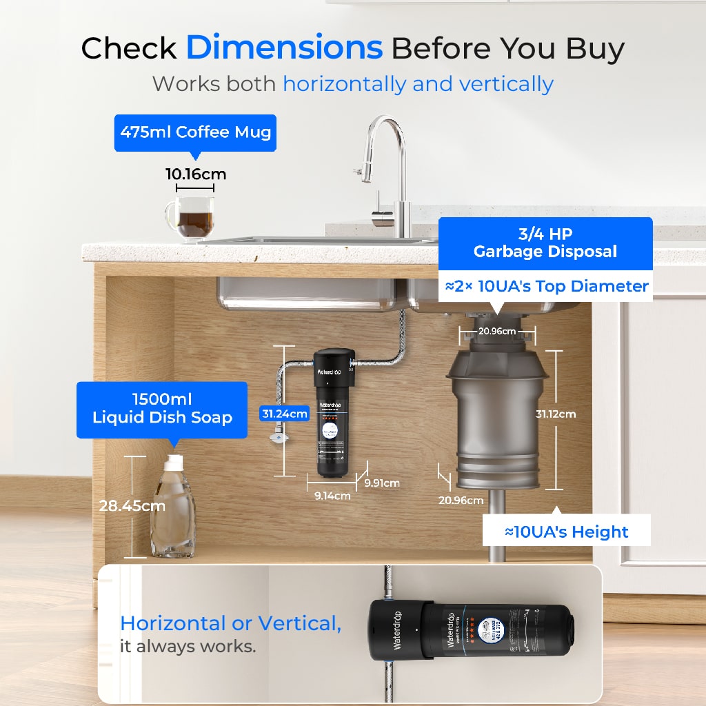Under Sink Water Filter Direct Connect Filtration System | Waterdrop
