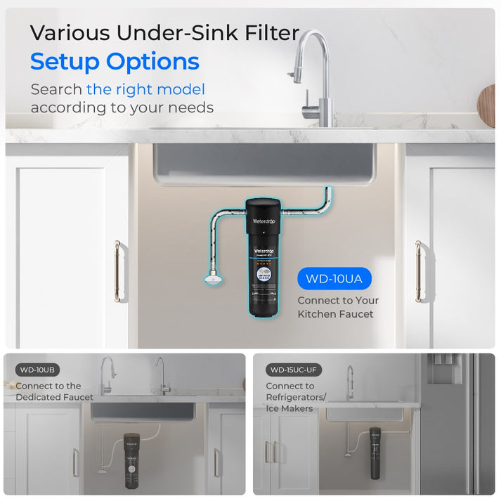 Under Sink Water Filter Direct Connect Filtration System | Waterdrop