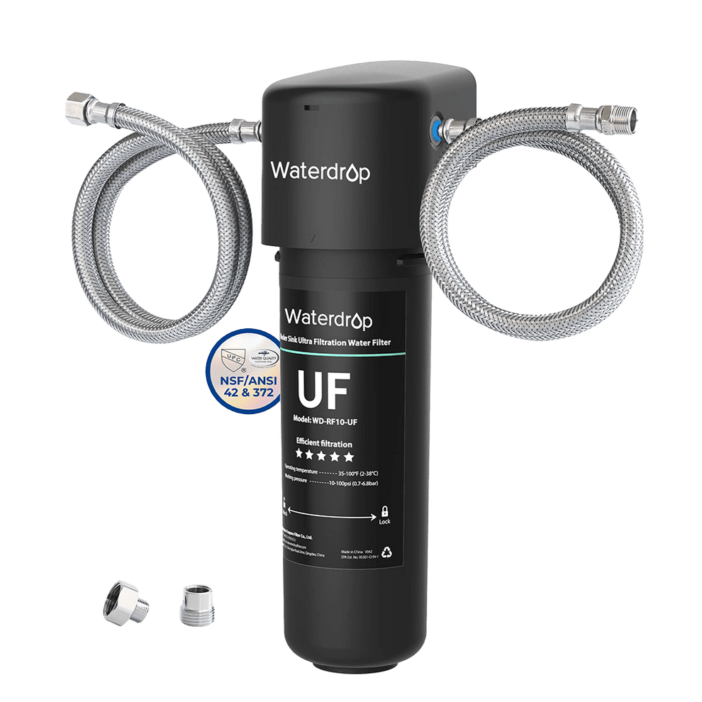 Filtre à eau d'ultrafiltration sous l'évier 0,01 μm, connexion directe ...