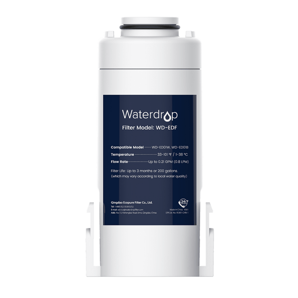 Резервен филтър Waterdrop ED01 WD-EDF|Капацитет на филтриране 200 галона