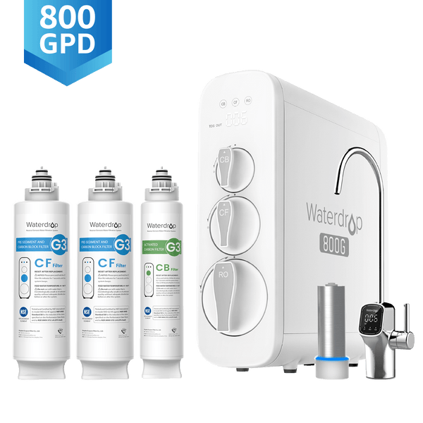 Waterdrop G3P800 Ënner ënnerzegoen RO System